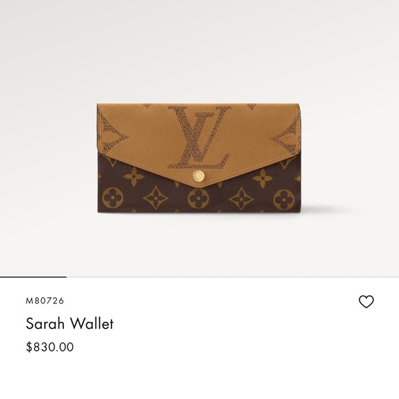 Louis Vuitton | Bags | Louis Vuitton Sarah Wallet | Poshmark